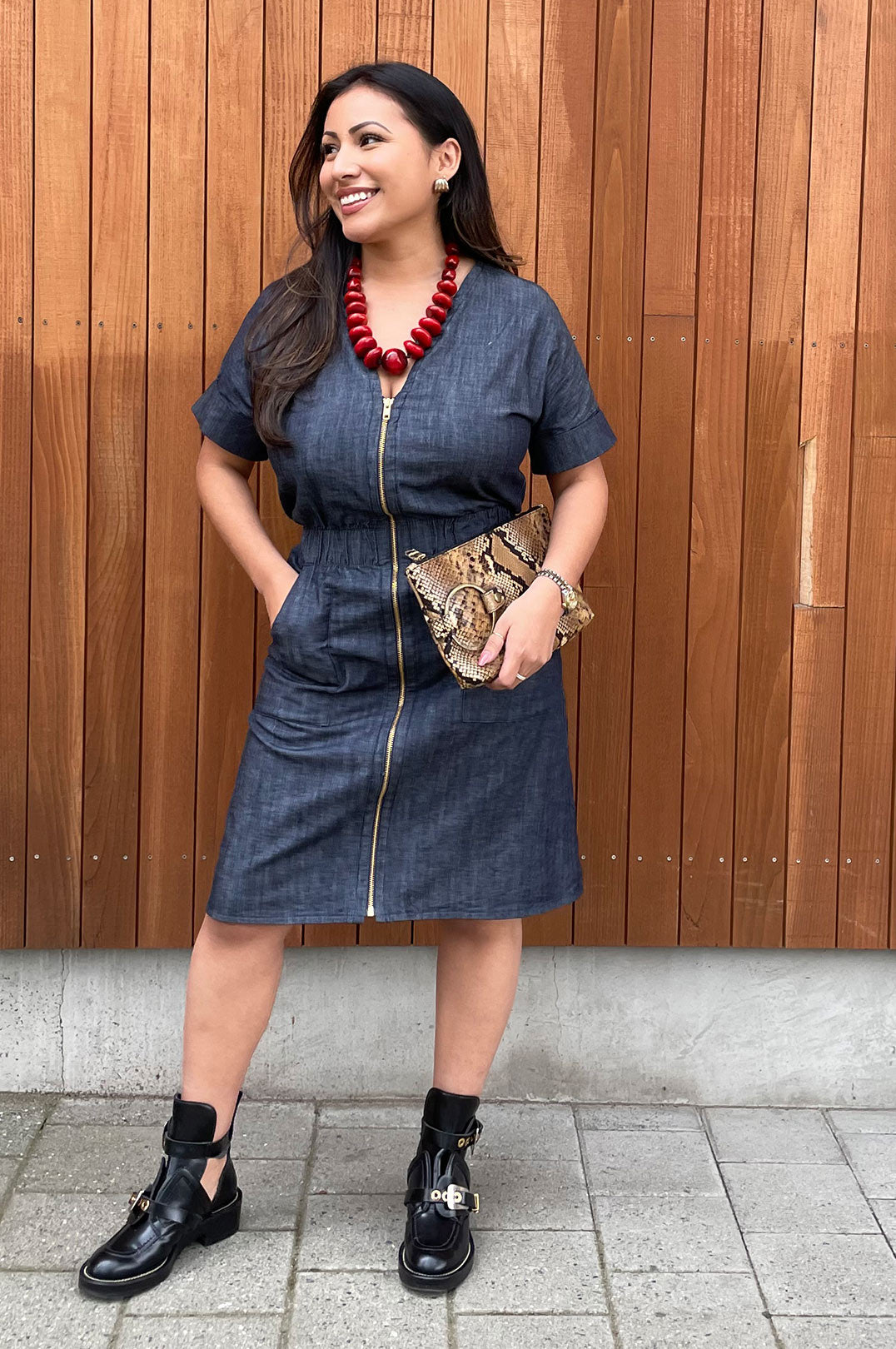 Updraft Dress - Black Crepe – Garnish